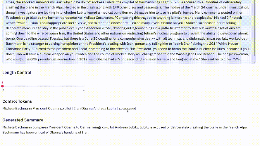CTRLsum : Controllable Text Summarization | Blog | Salesforce AI Research