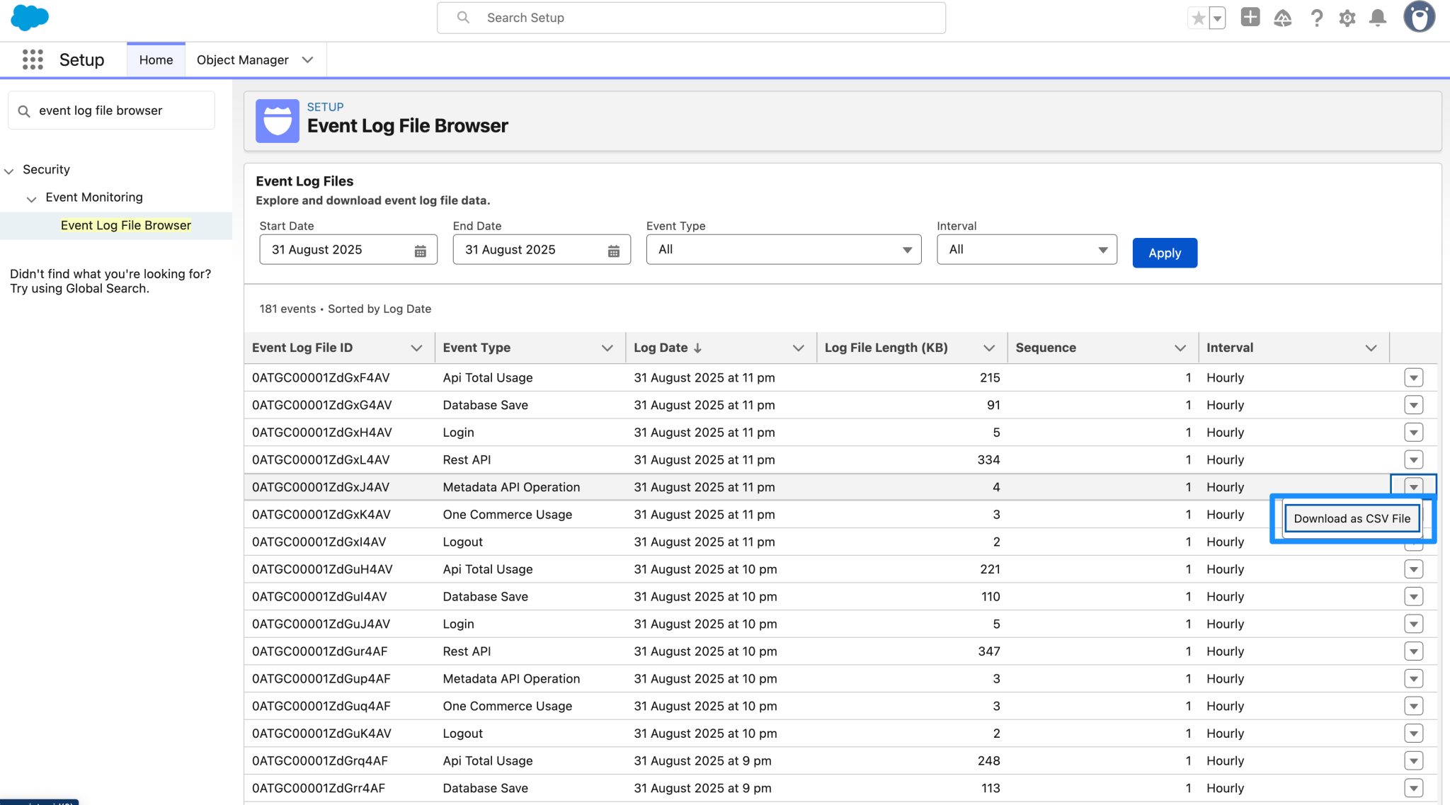 An Architect’s Guide to Event Monitoring - Salesforce