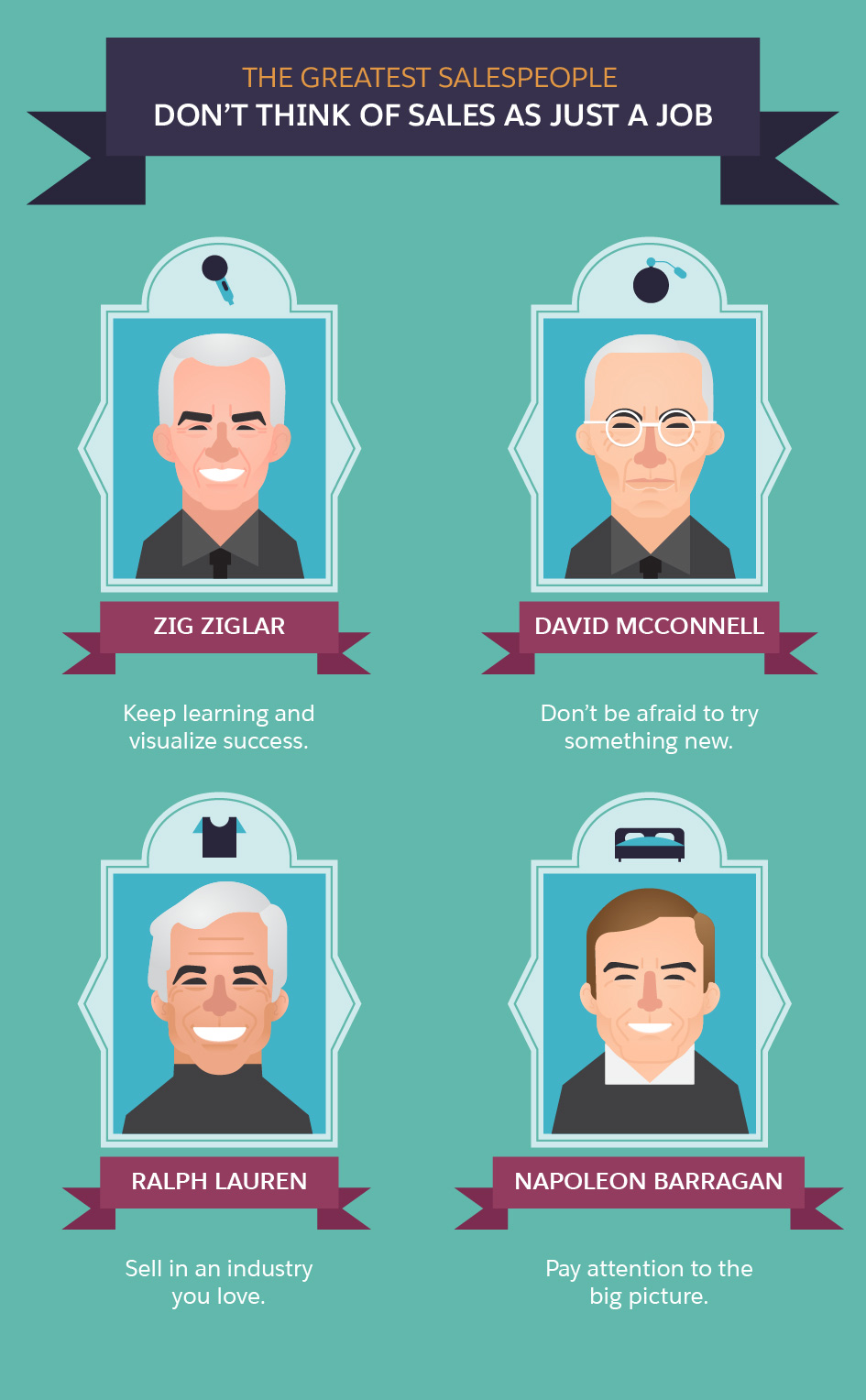 How to Follow the Greats: The Careers of Famous Salespeople - Salesforce