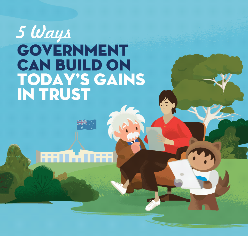 Infographic: 5 ways government can build on new gains in trust | Salesforce