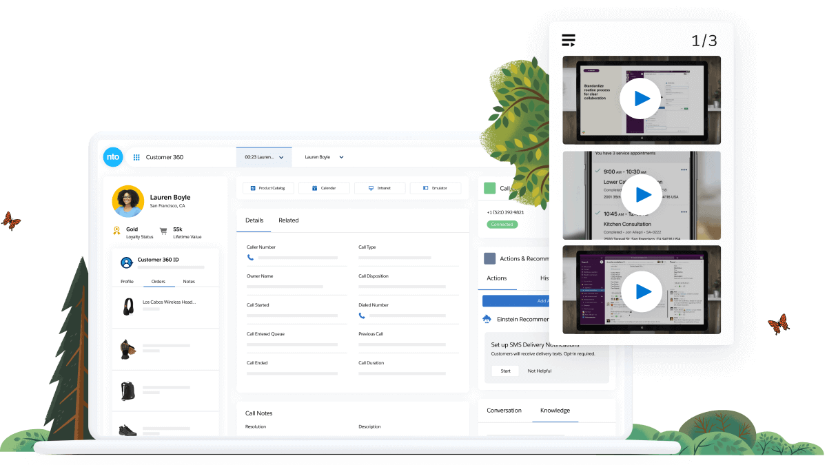 Actionable videos for creating a Digital HQ for Service. - Salesforce