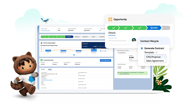 Manage The Entire Contract Lifecycle On The 1 Ai Crm Salesforce Anz