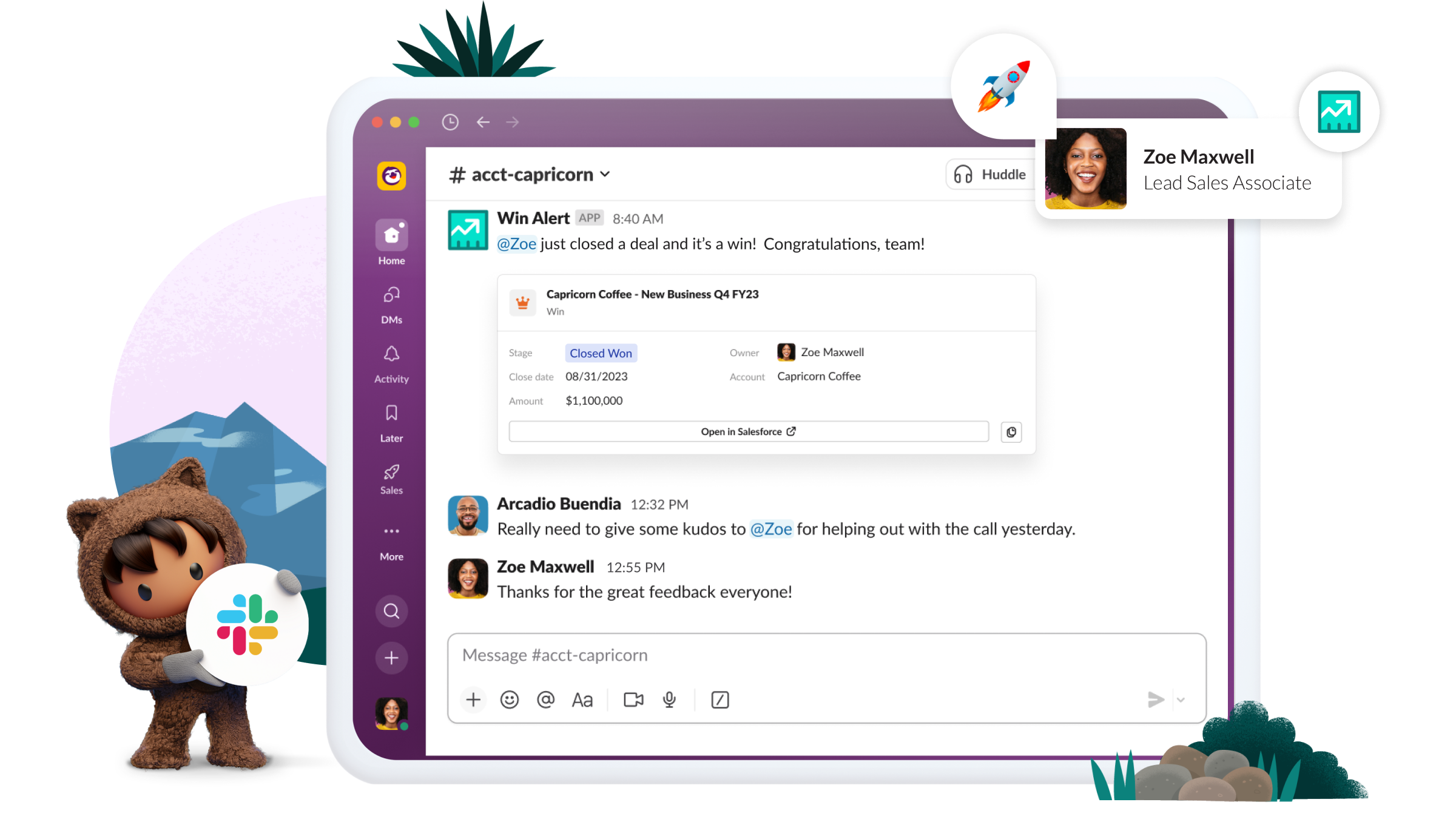 Enterprise sales teams use Slack to amplify productivity - Salesforce