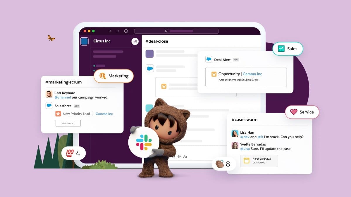 Contact Slack Salesforce