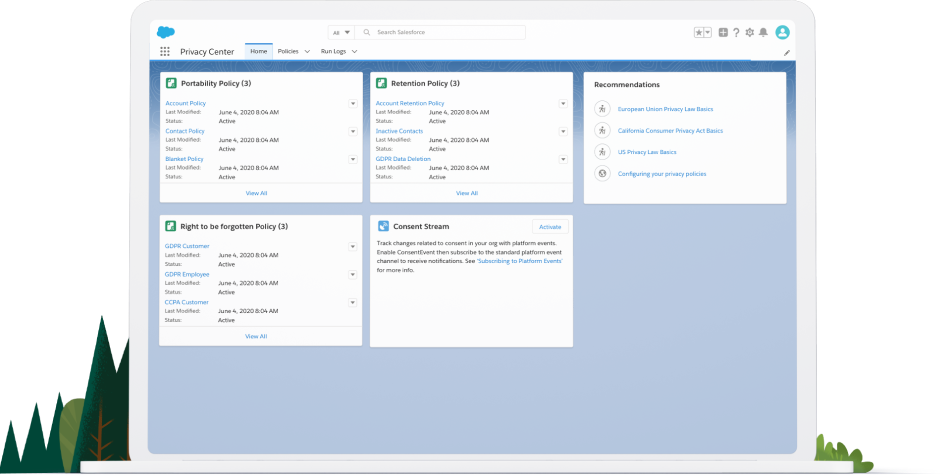 Salesforce Privacy Center: Take control of your data - Salesforce.com