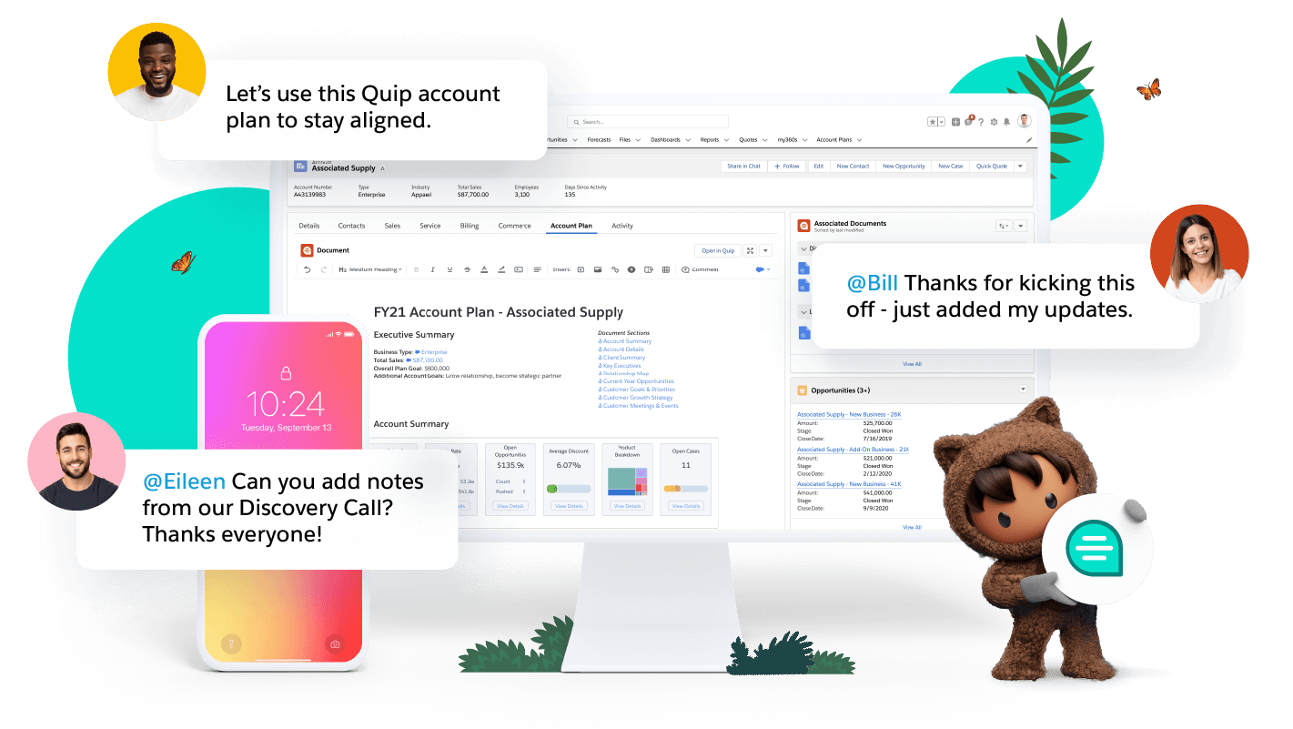 Quip The Easy to Use Integrated Content Productivity Platform Salesforce
