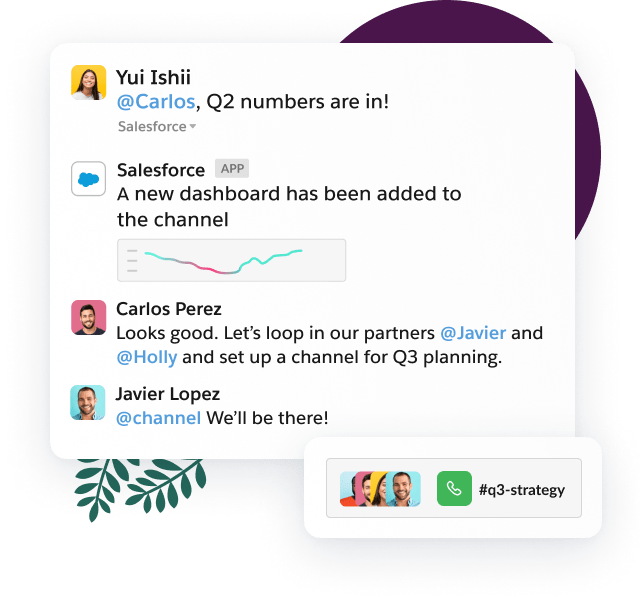 See Slack Features in Action - Salesforce.com