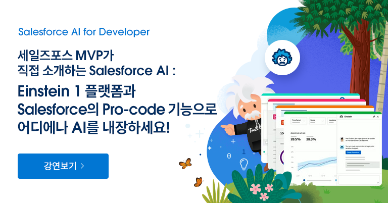 Salesforce Ai For Developers 세일즈포스 Mvp가 직접 소개하는 Salesforce Ai
