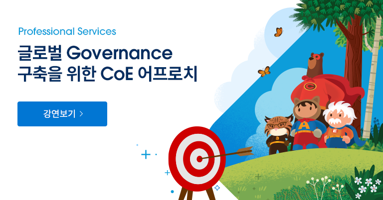 Professional Services 글로벌 Governance 구축을 위한 Coe 어프로치 세일즈포스 Salesforce