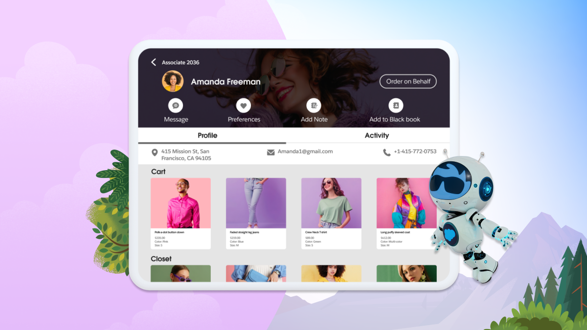 Salesforce、デジタル労働力で生産性を高めるAgentforce for Retail、店舗とデジタルショッピングを統合する ...