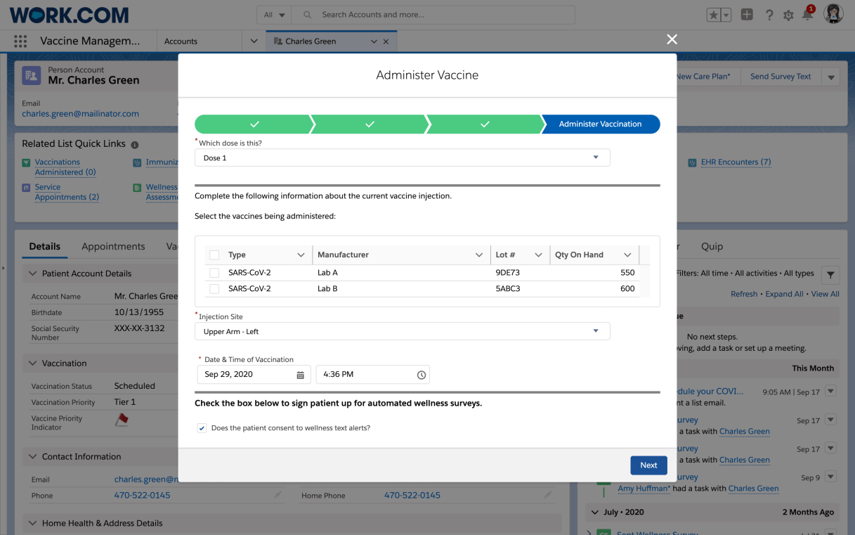 FAQs About Vaccine Distribution Management - Salesforce