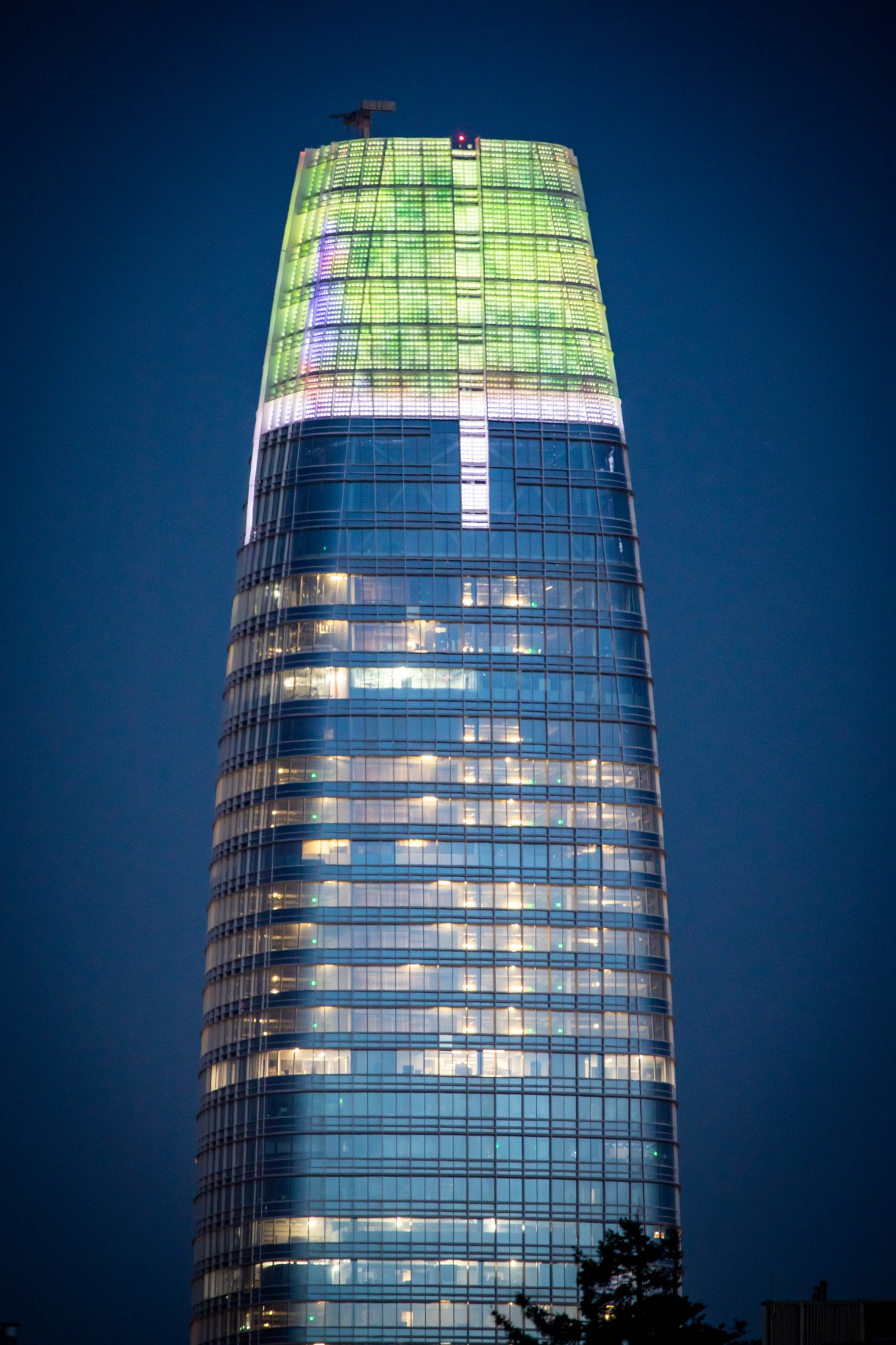 San Francisco Salesforce Tower Night 4 - Salesforce