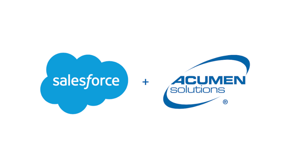 Salesforce Closes Acquisition of Acumen Solutions - Salesforce