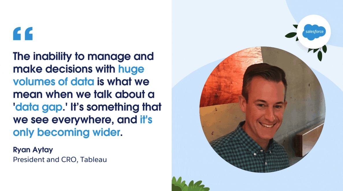 Tableau CRO: Why Companies Must Close the Widening Data Gap - Salesforce
