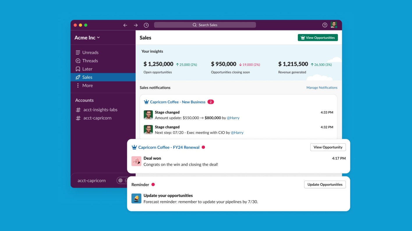 Salesforce Launches Slack Sales Elevate to Transform How Sales Teams ...