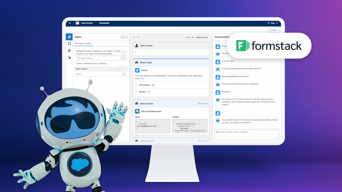 Automating the Mundane: How Formstack is Driving Efficiency and Case Deflection with Agentforce ...